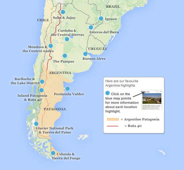 Argentina highlights & itineraries. Helping Dreamers Do.