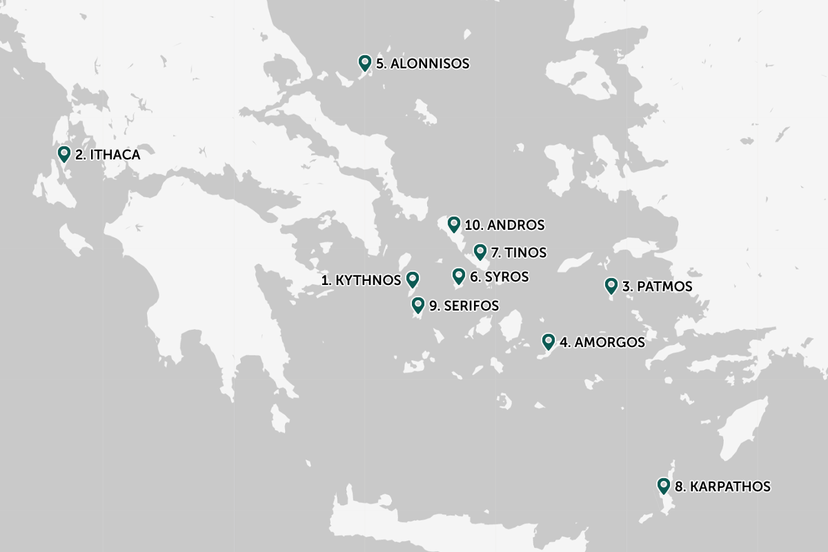 Top 10 Greek Islands… off the beaten track