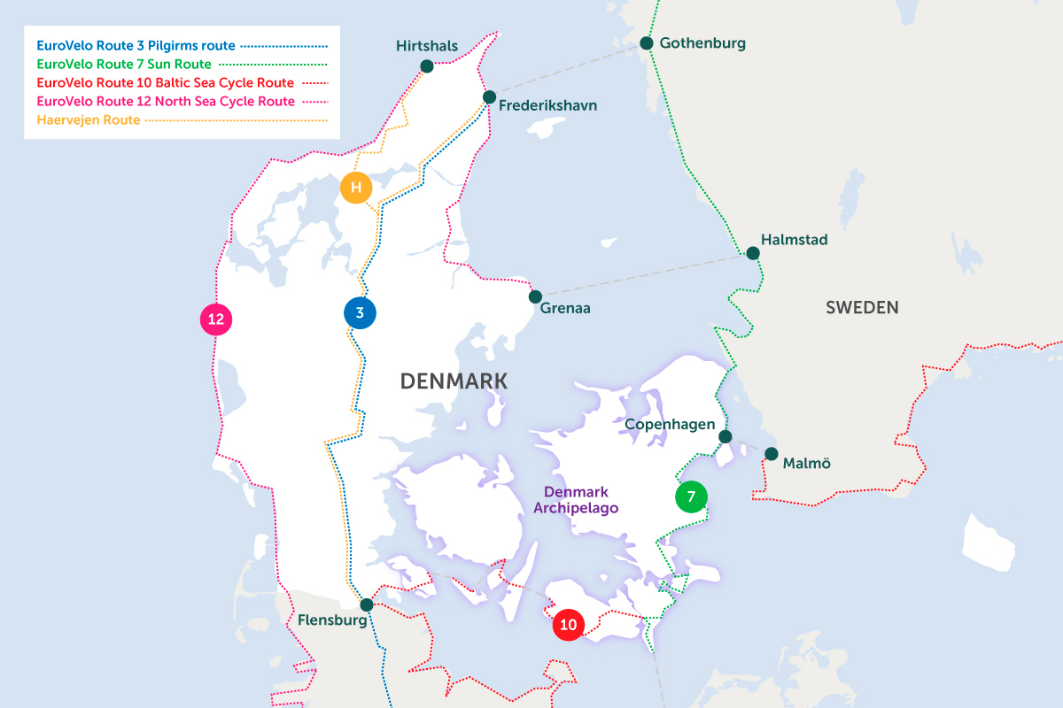Denmark cycling vacations
