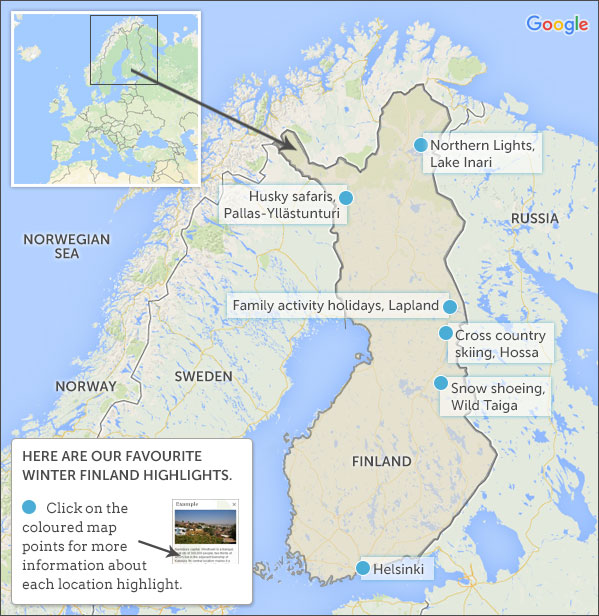 Finland winter vacations travel guide. Helping Dreamers Do