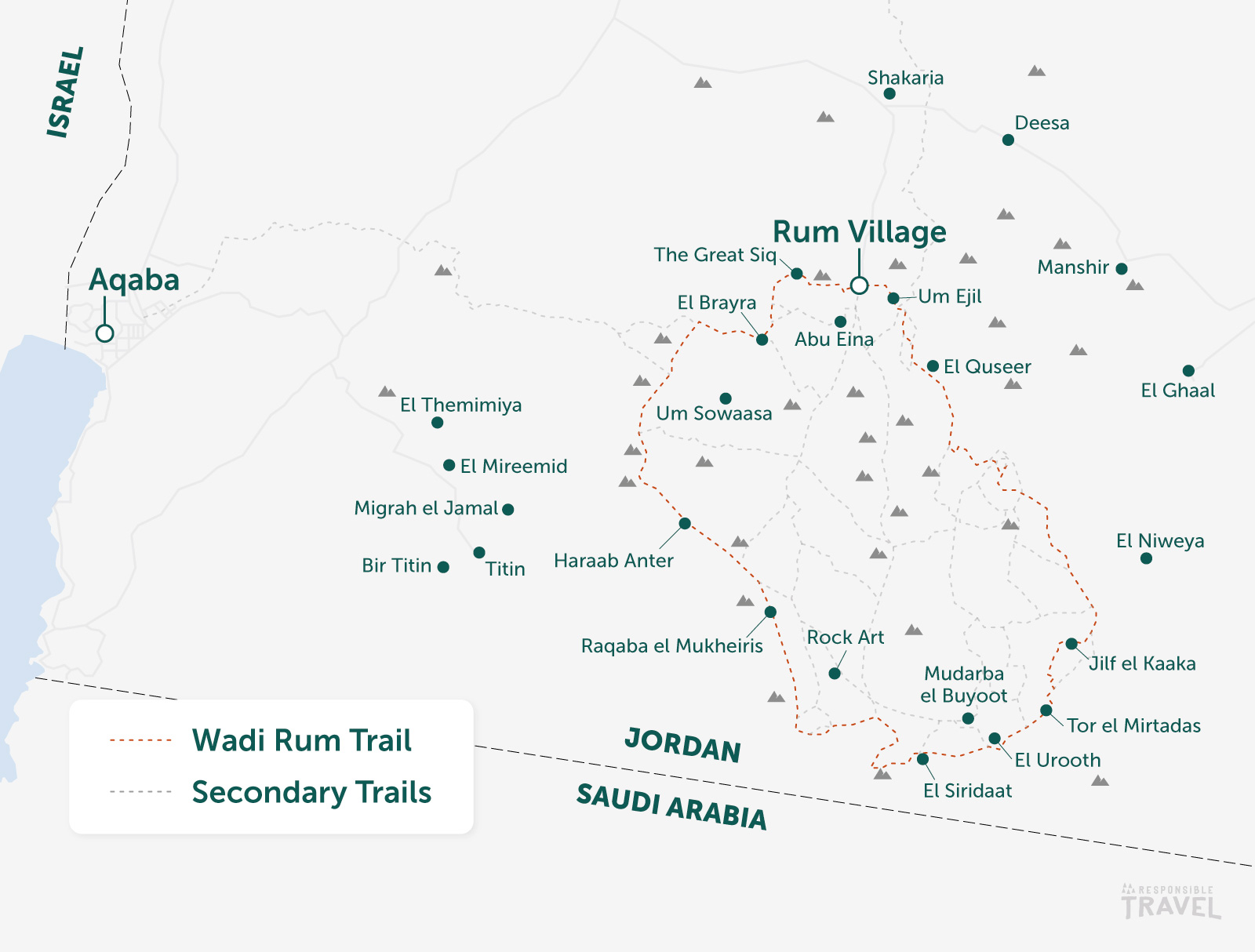 Hiking the Wadi Rum Trail in Jordan