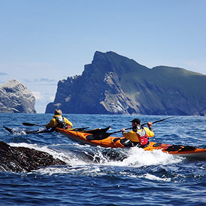 Sea kayaking vacations in the UK