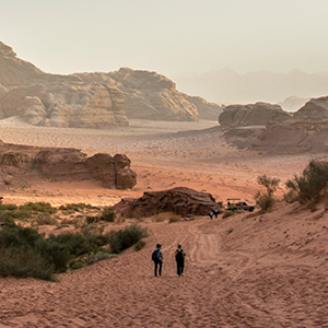 Walking in Jordan